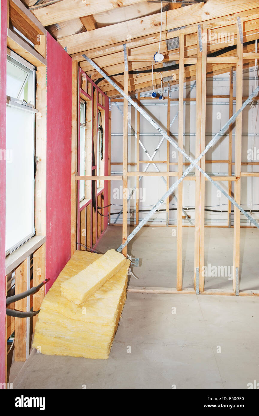 Interior of construction home Stock Photo - Alamy