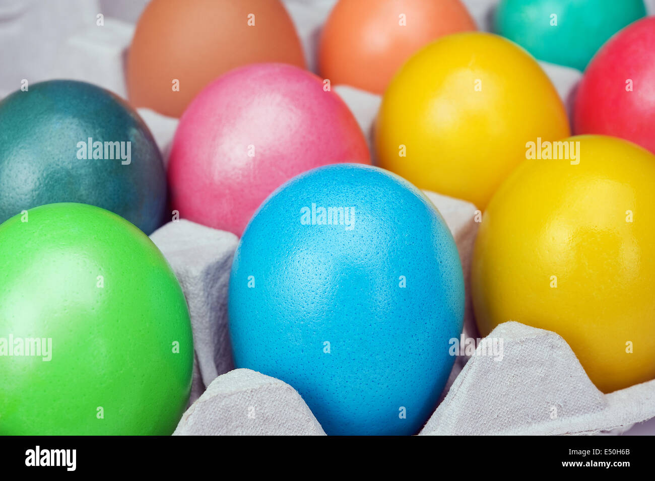 multicolored Easter eggs Stock Photo - Alamy