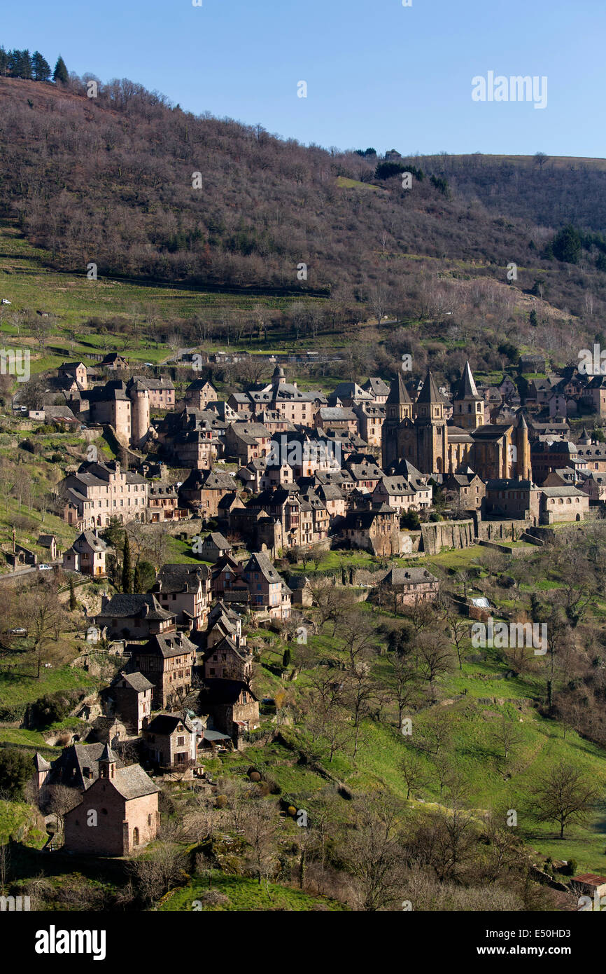 Conques village hi-res stock photography and images - Alamy
