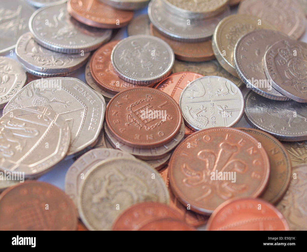 British pound coin Stock Photo - Alamy