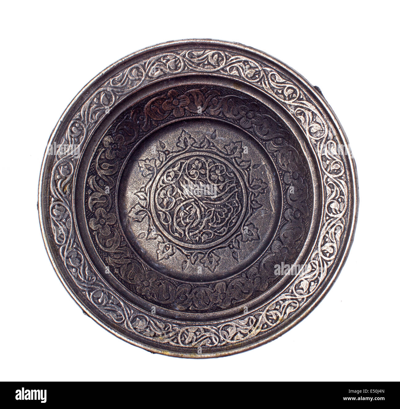 Metal table top view Cut Out Stock Images & Pictures - Alamy