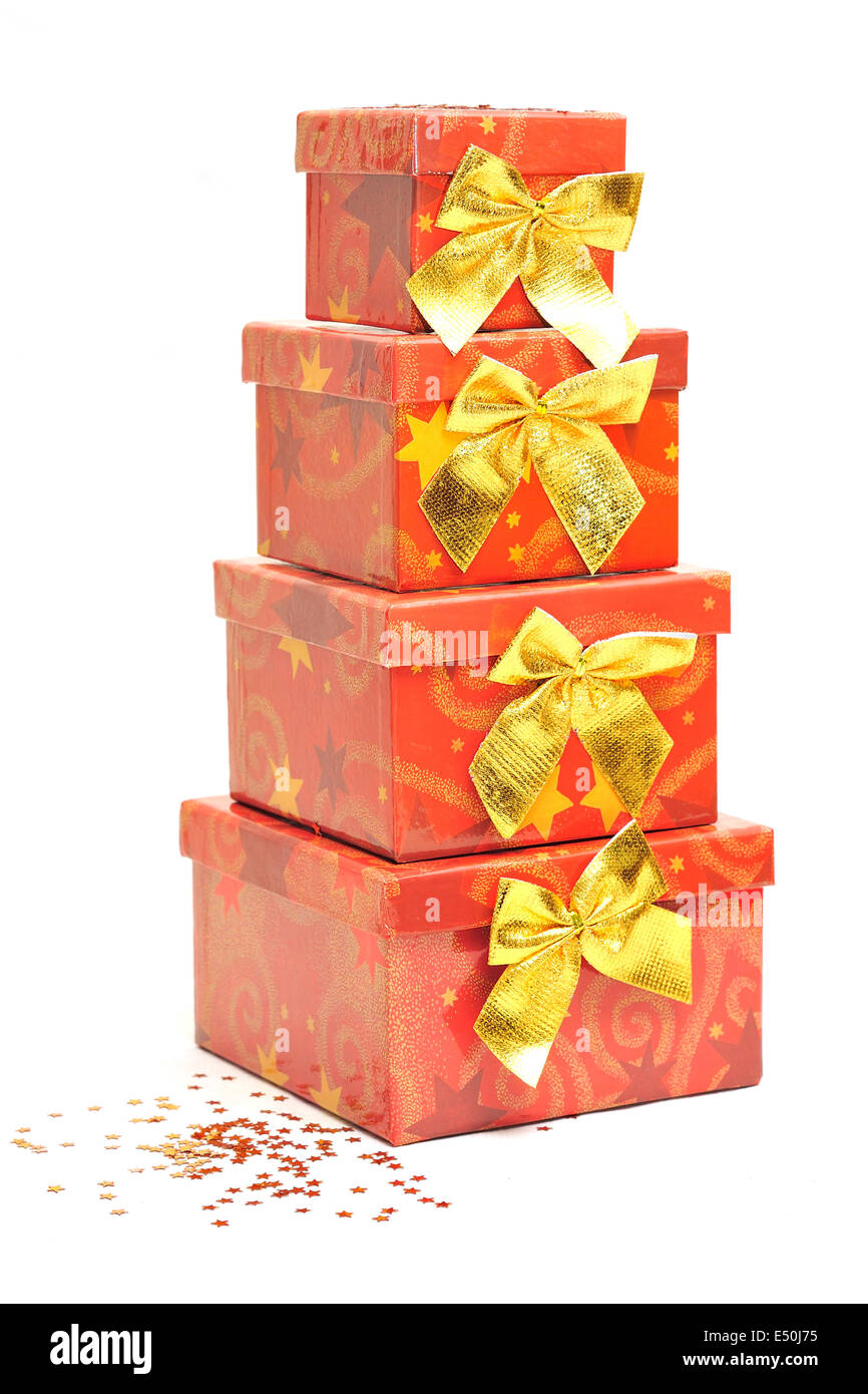 Christmas parcel Cut Out Stock Images & Pictures - Alamy