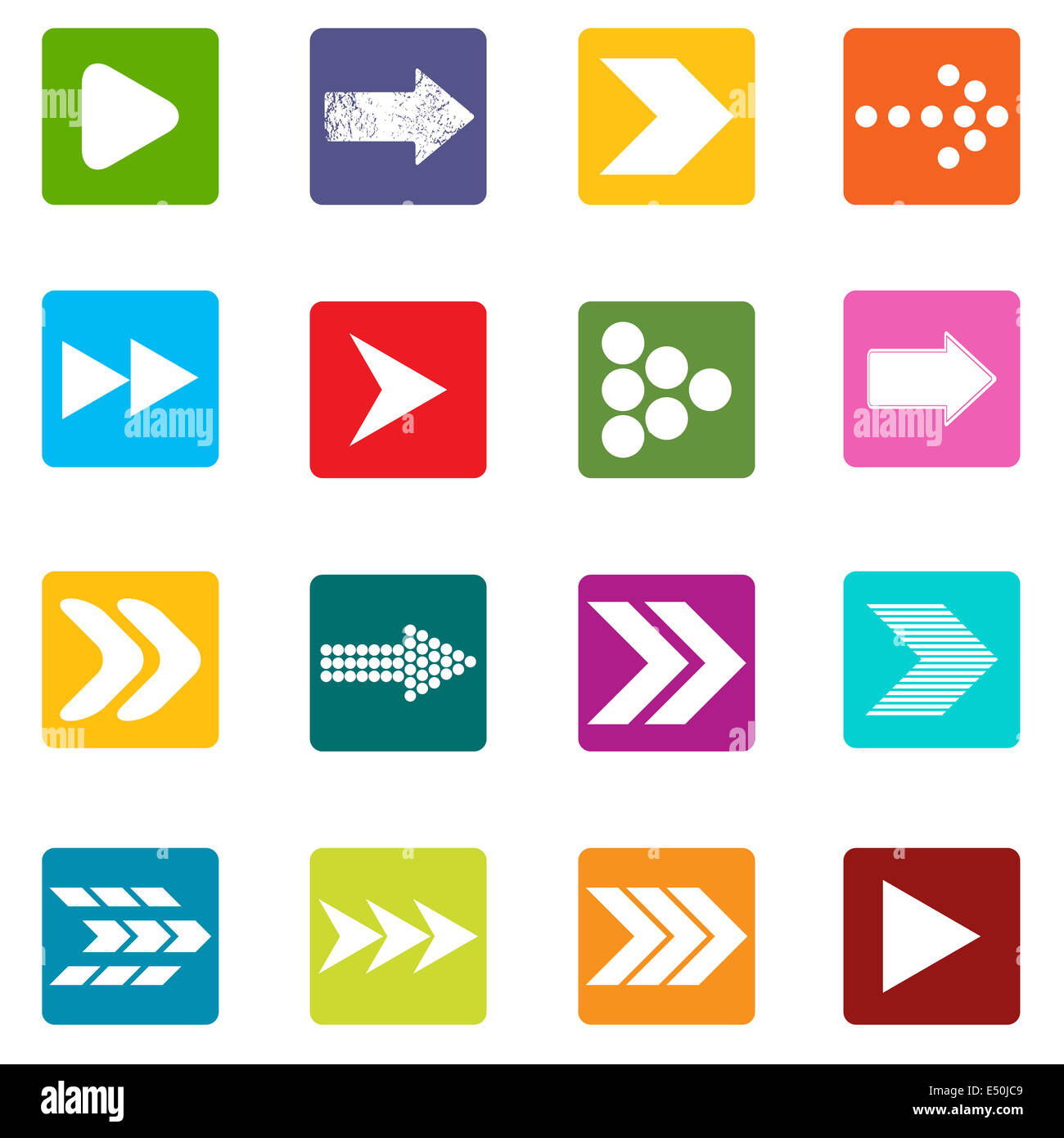 Set of Arrows Stock Photo - Alamy