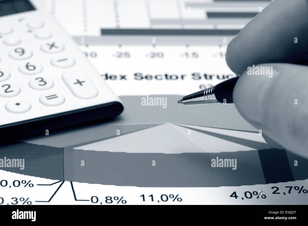 Financial graphs and charts analysis Stock Photo - Alamy