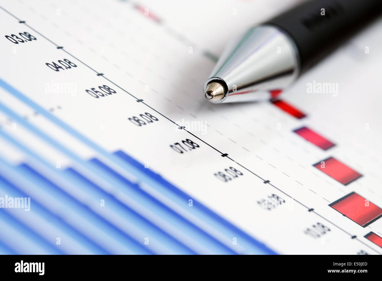 Financial graphs and charts analysis Stock Photo - Alamy