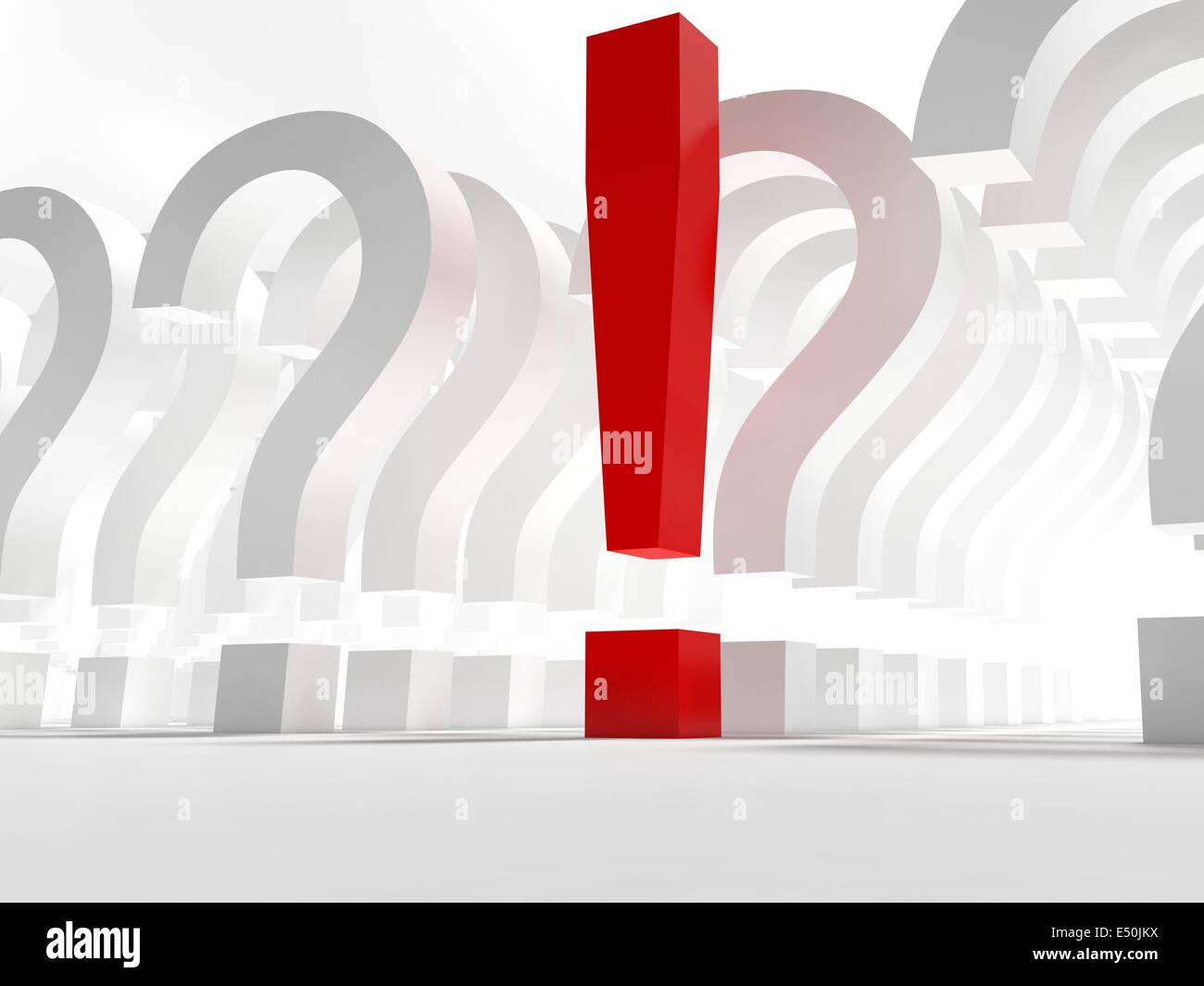 questions and exclamation sign Stock Photo - Alamy