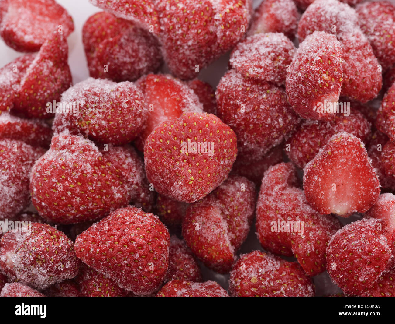 Frozen fruit strawberries hi-res stock photography and images - Alamy