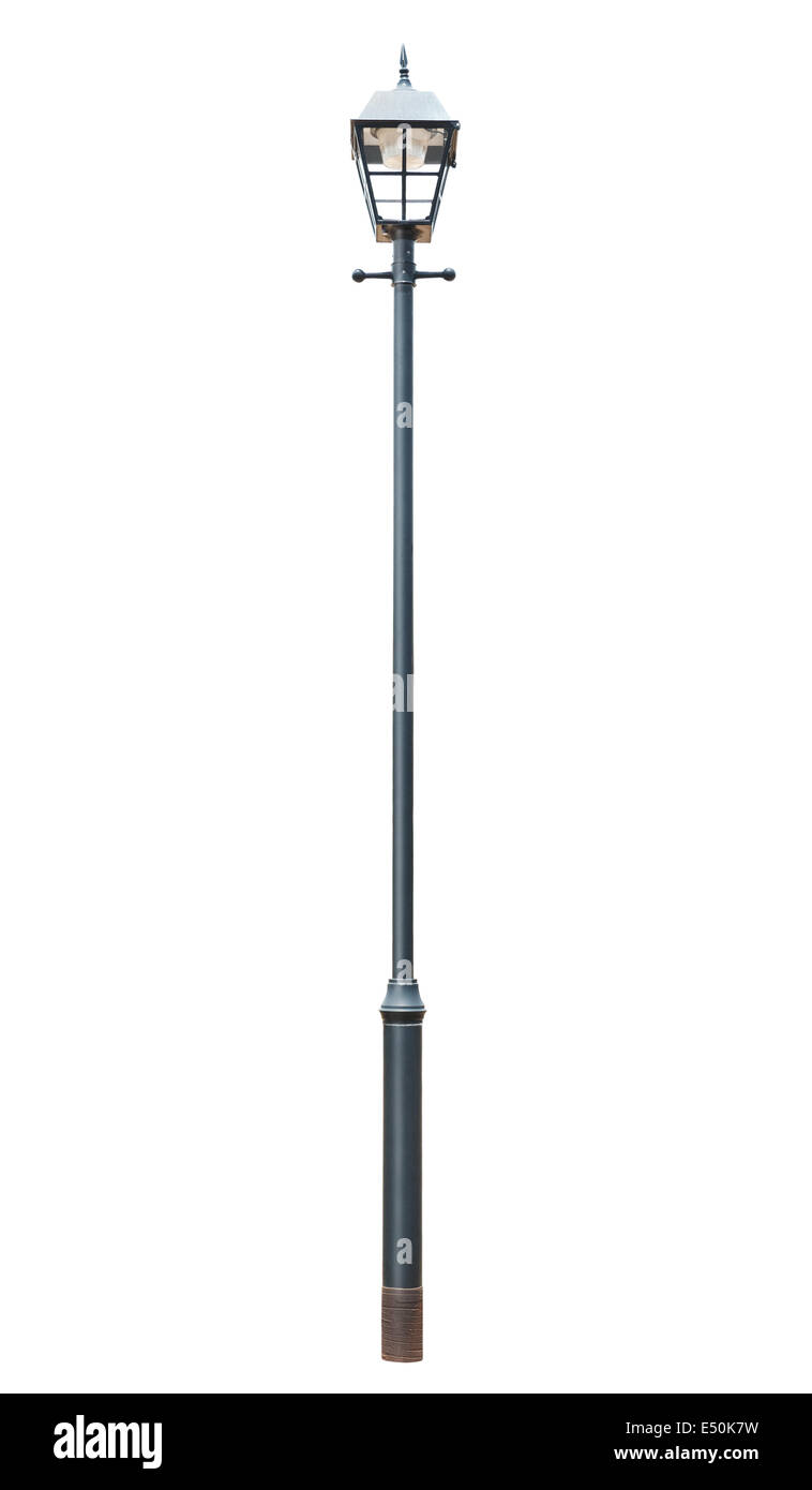 Tall lamp post Cut Out Stock Images & Pictures - Alamy