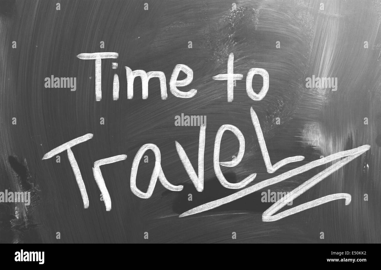 Time To Travel Concept Stock Photo - Alamy