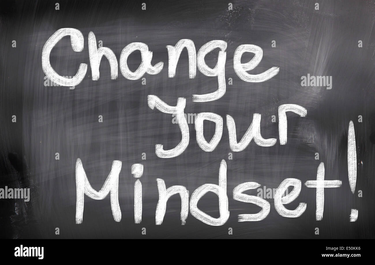 Change Your Mindset Concept Stock Photo - Alamy