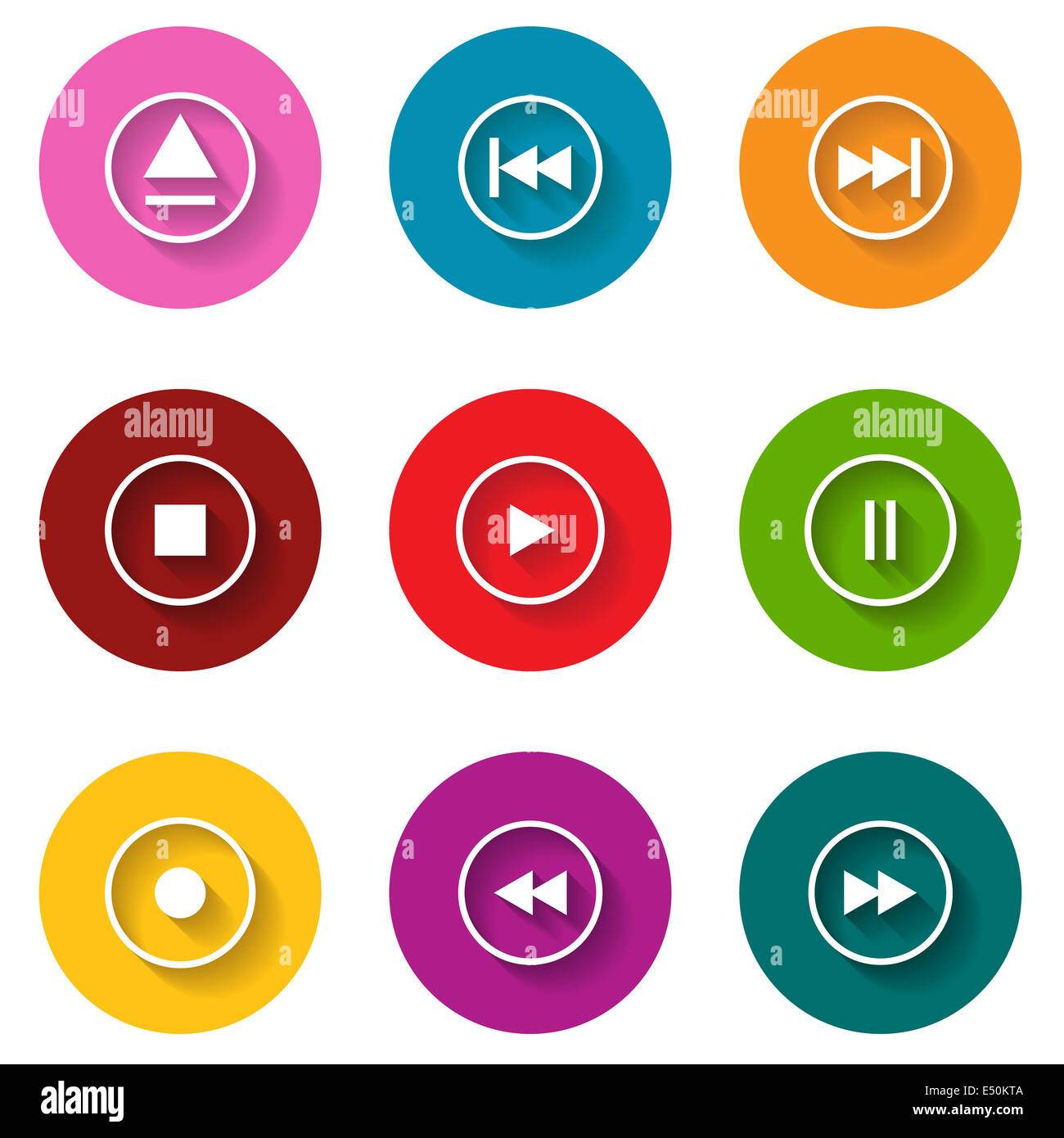 Abstract player icons hi-res stock photography and images - Alamy
