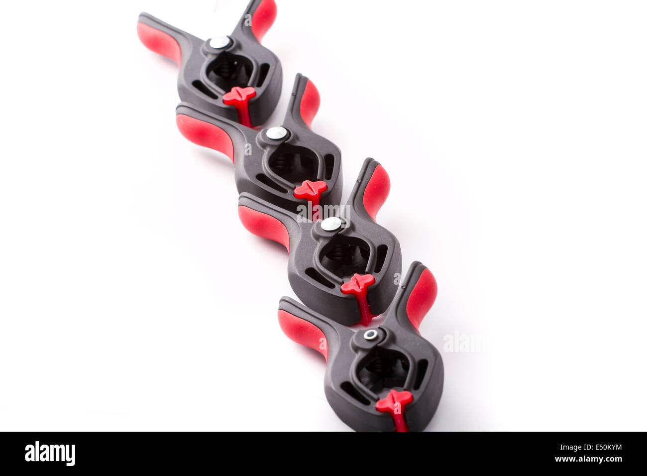 Electrical clamps Cut Out Stock Images & Pictures - Alamy
