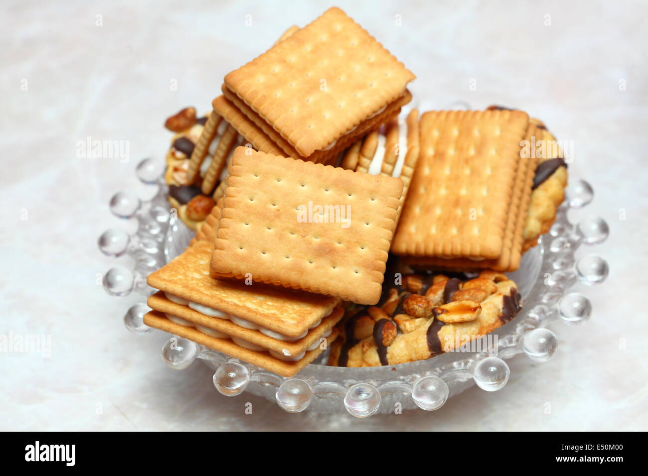 Biscuits table hi-res stock photography and images - Alamy