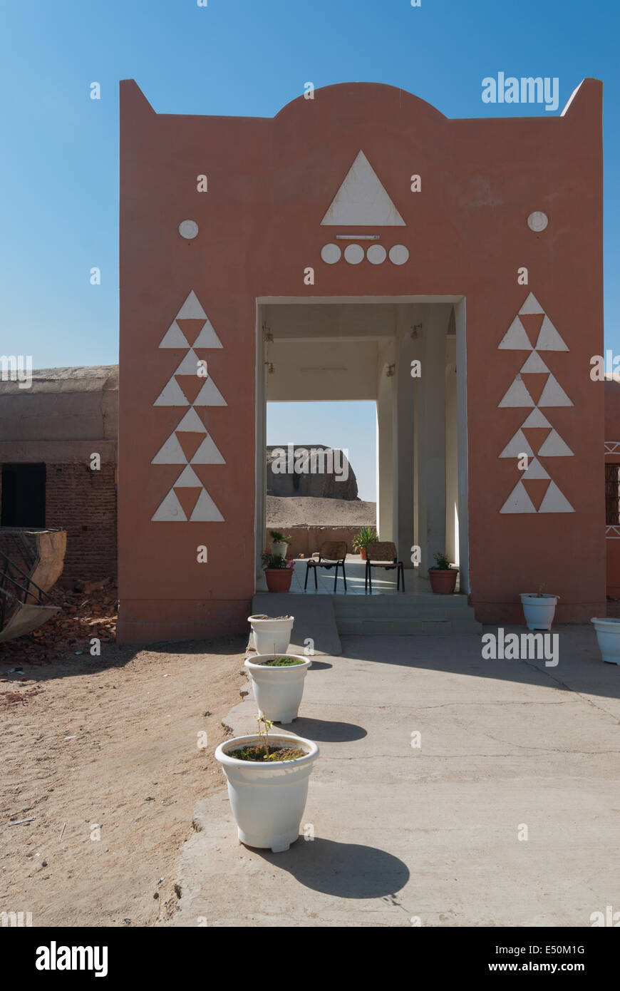 Kerma Civilization Complex Museum and Western Deffufa (visible through ...