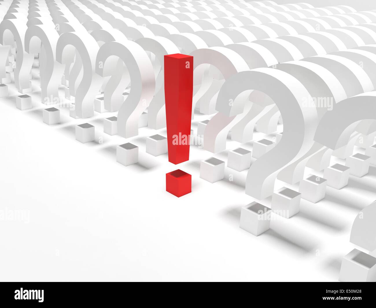 questions and exclamation sign Stock Photo - Alamy