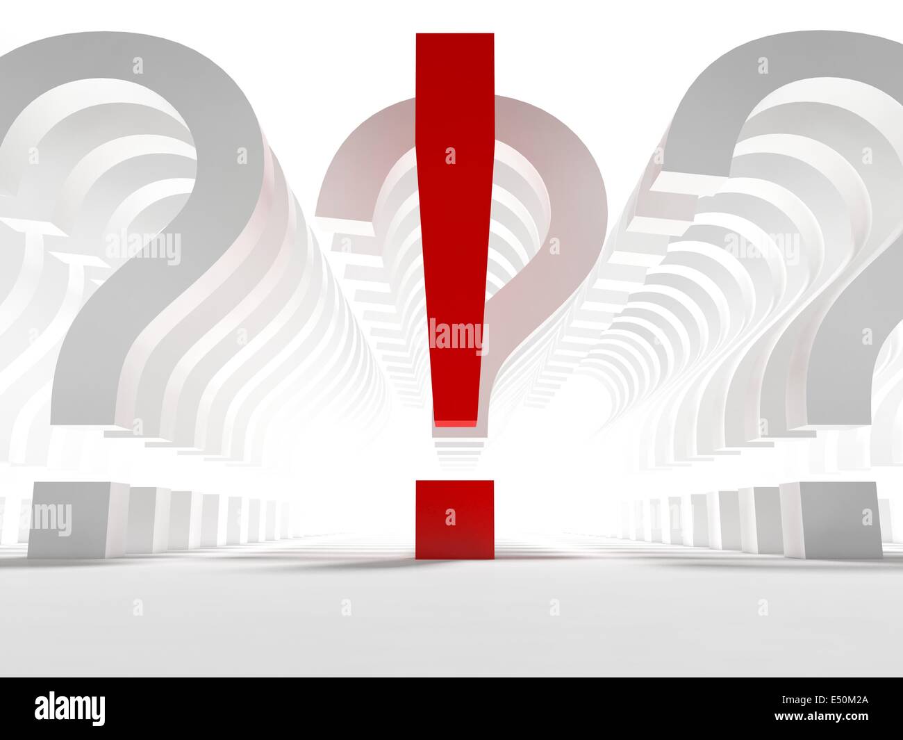 questions and exclamation sign Stock Photo - Alamy