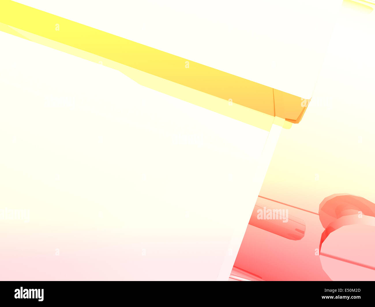 Illustration with shine effects and metal texture Stock Photo - Alamy