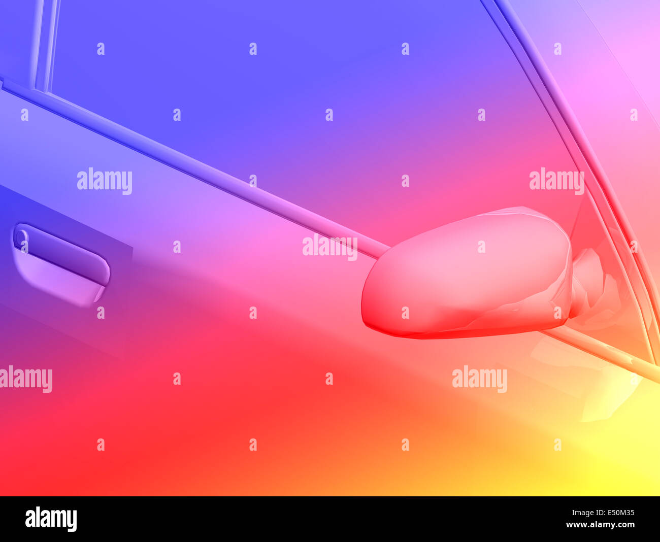 Illustration with shine effects and metal texture Stock Photo - Alamy