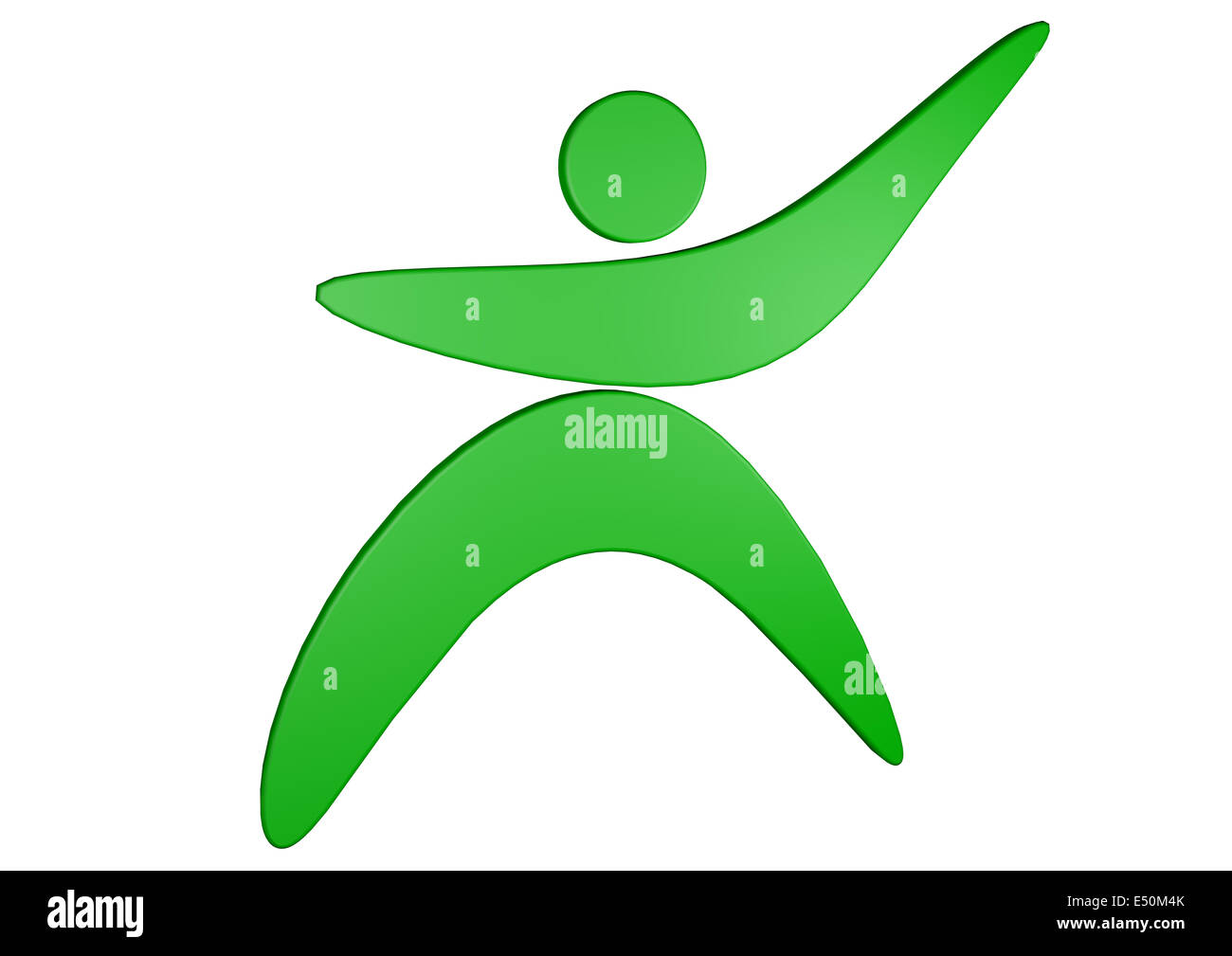 a green figure Stock Photo - Alamy