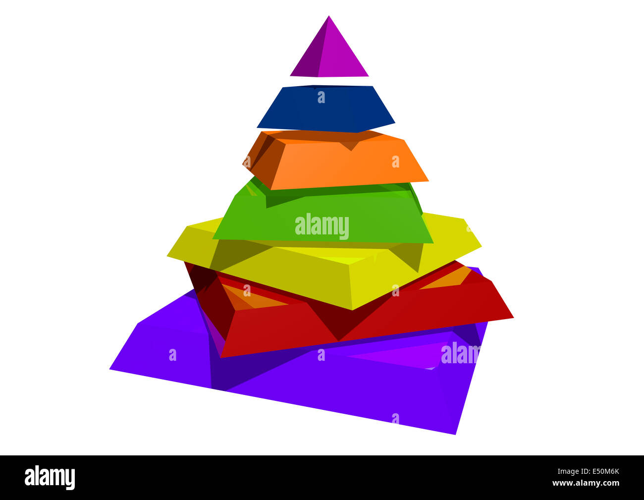Rainbow pyramid hi-res stock photography and images - Alamy