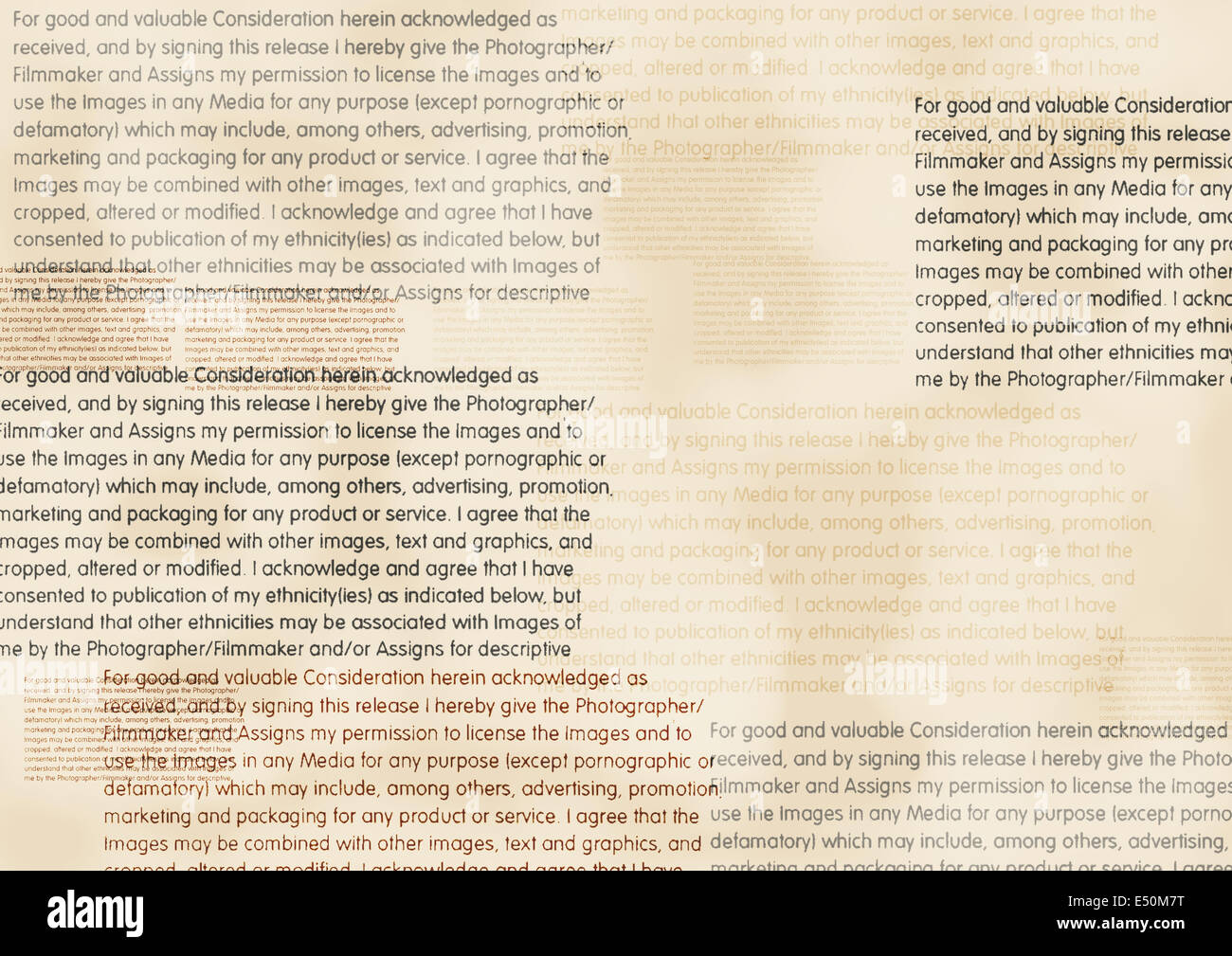 Text on old paper as a background Stock Photo - Alamy