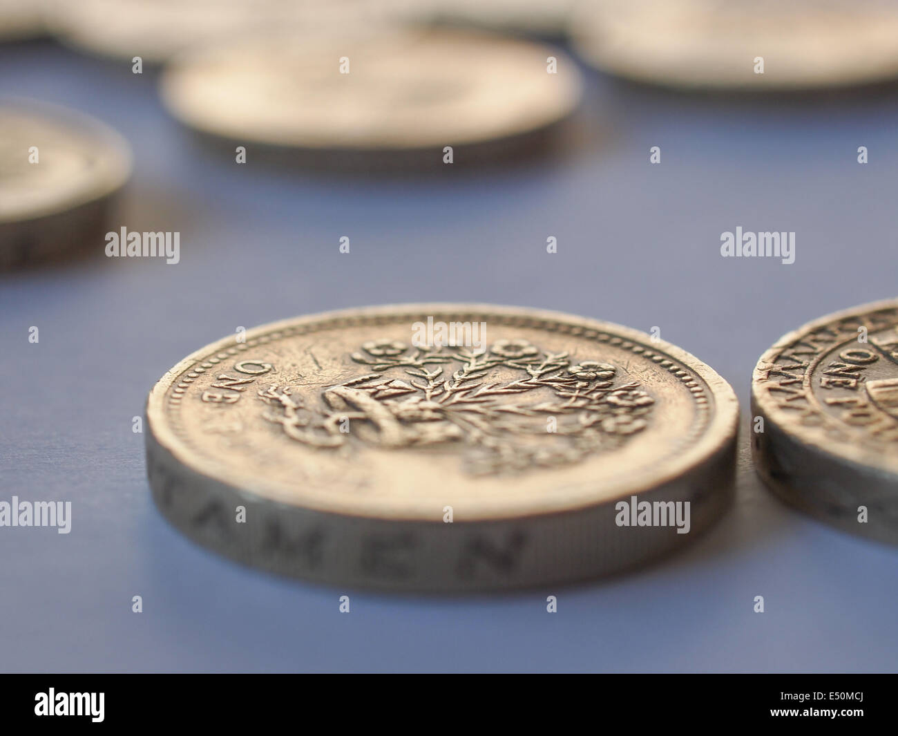 British pound coin Stock Photo - Alamy