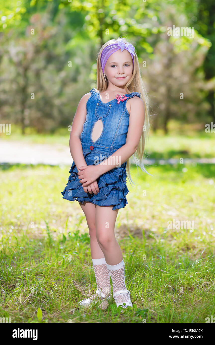 Beautiful little girl Stock Photo - Alamy
