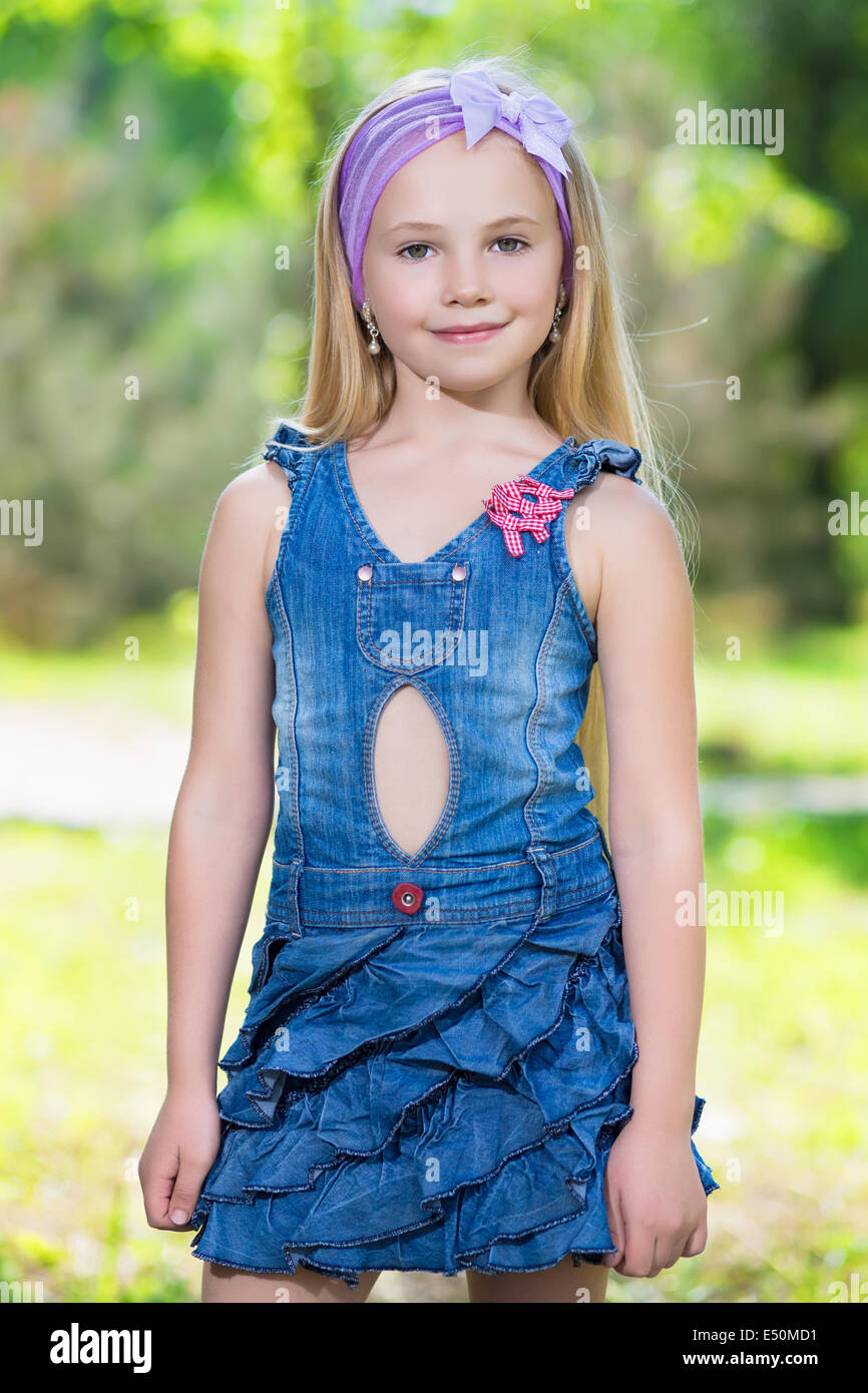 Pretty little girl Stock Photo - Alamy