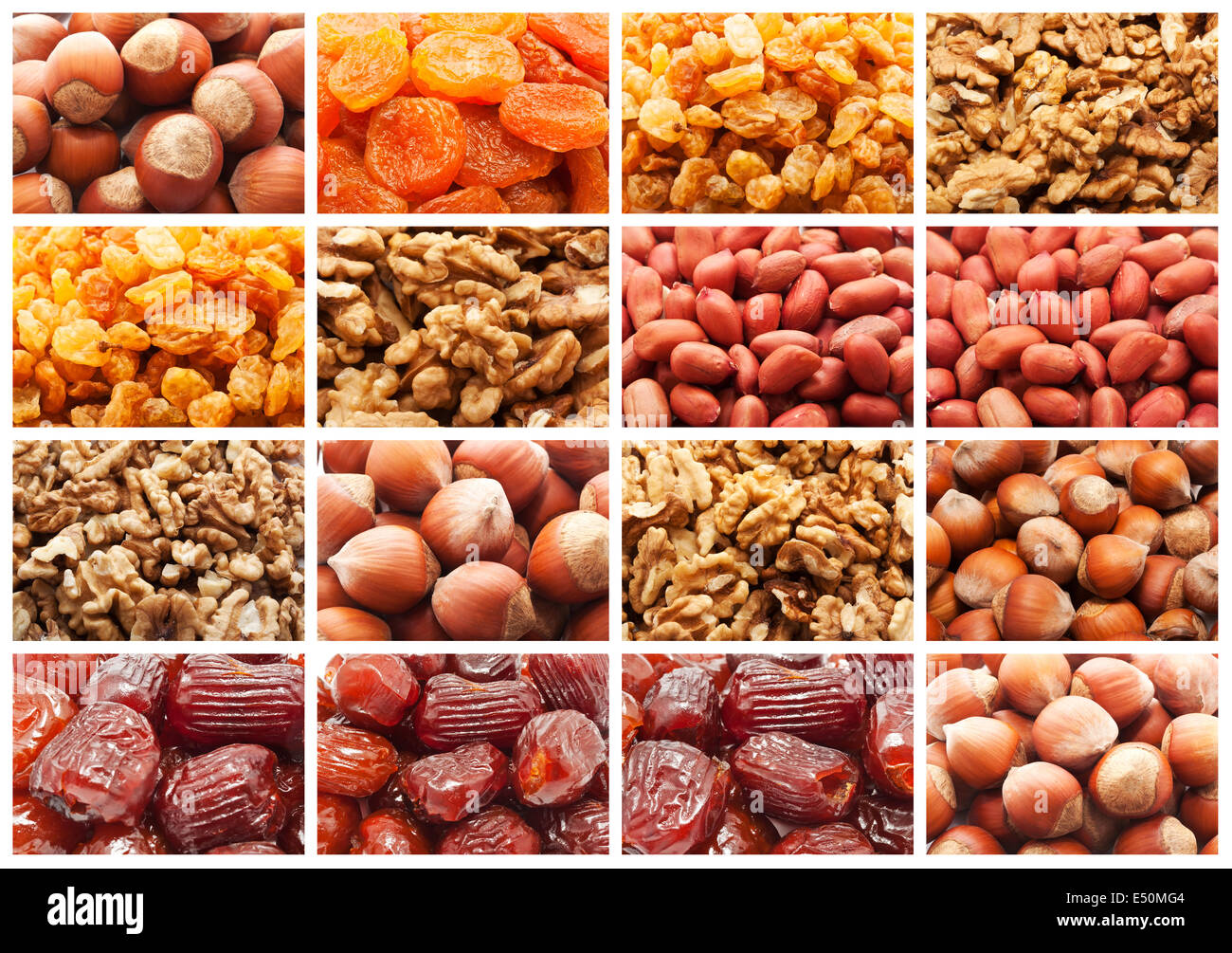 Dried fruits and nuts Stock Photo - Alamy