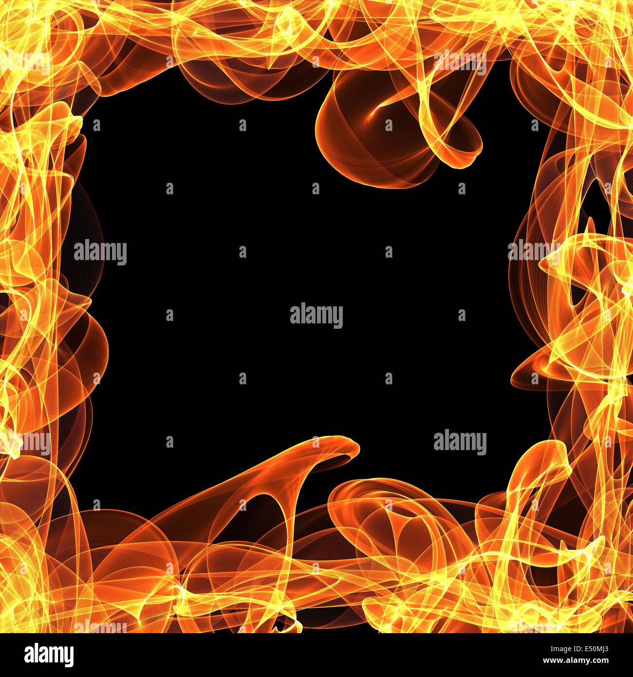 frame of fire Stock Photo - Alamy
