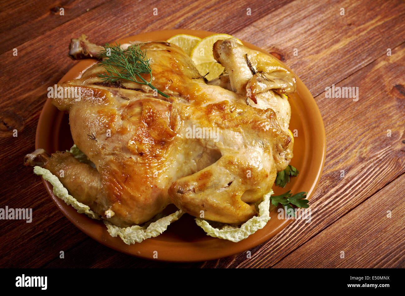 Pollo alla diavola Stock Photo - Alamy