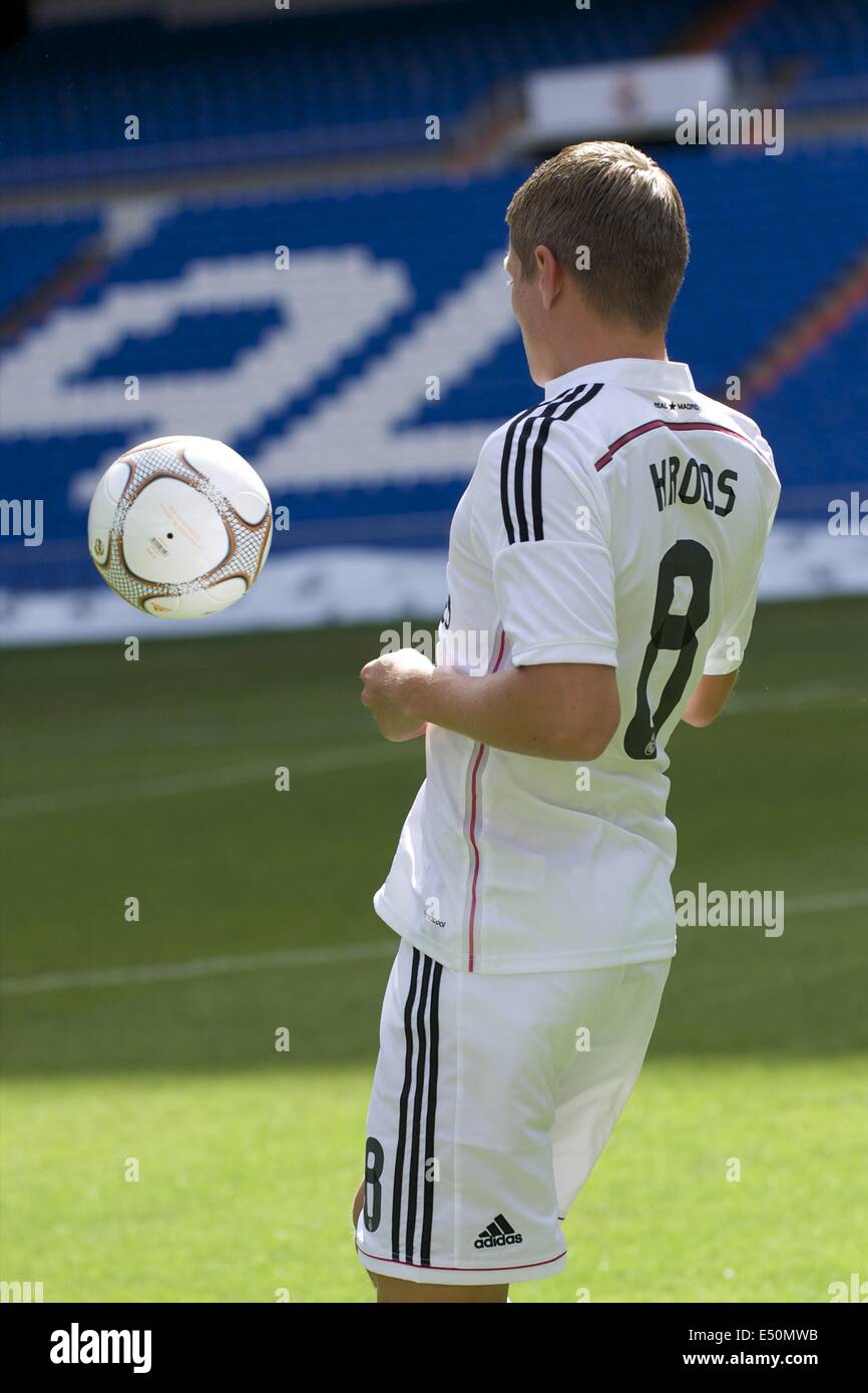 Madrid, Spain. 17th July, 2014. German Toni Kross presented new Real ...
