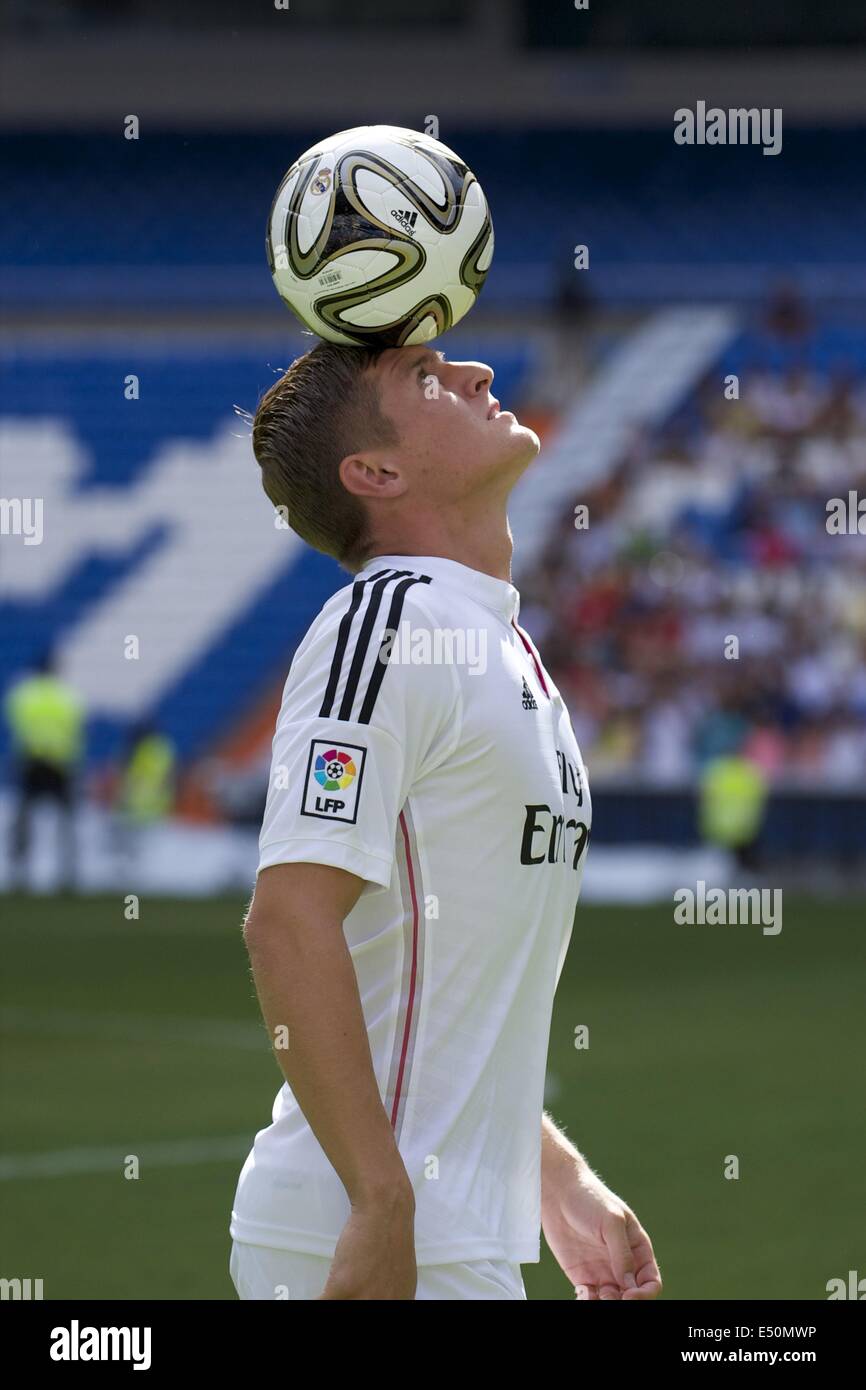 Madrid, Spain. 17th July, 2014. German Toni Kross presented new Real ...