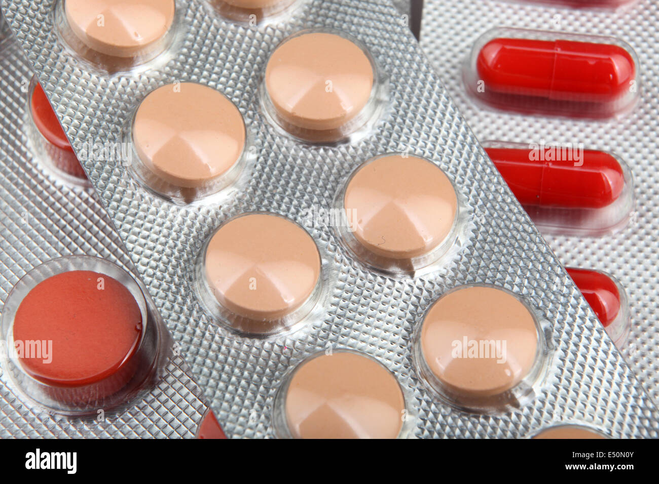 Pills And Capsules Stock Photo - Alamy