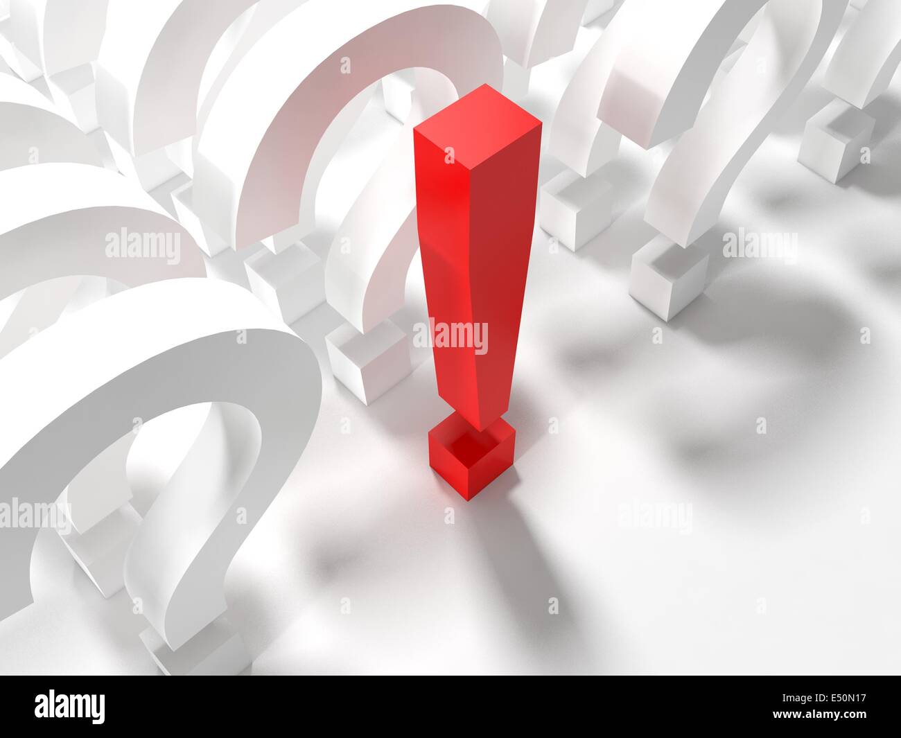 questions and exclamation sign Stock Photo - Alamy