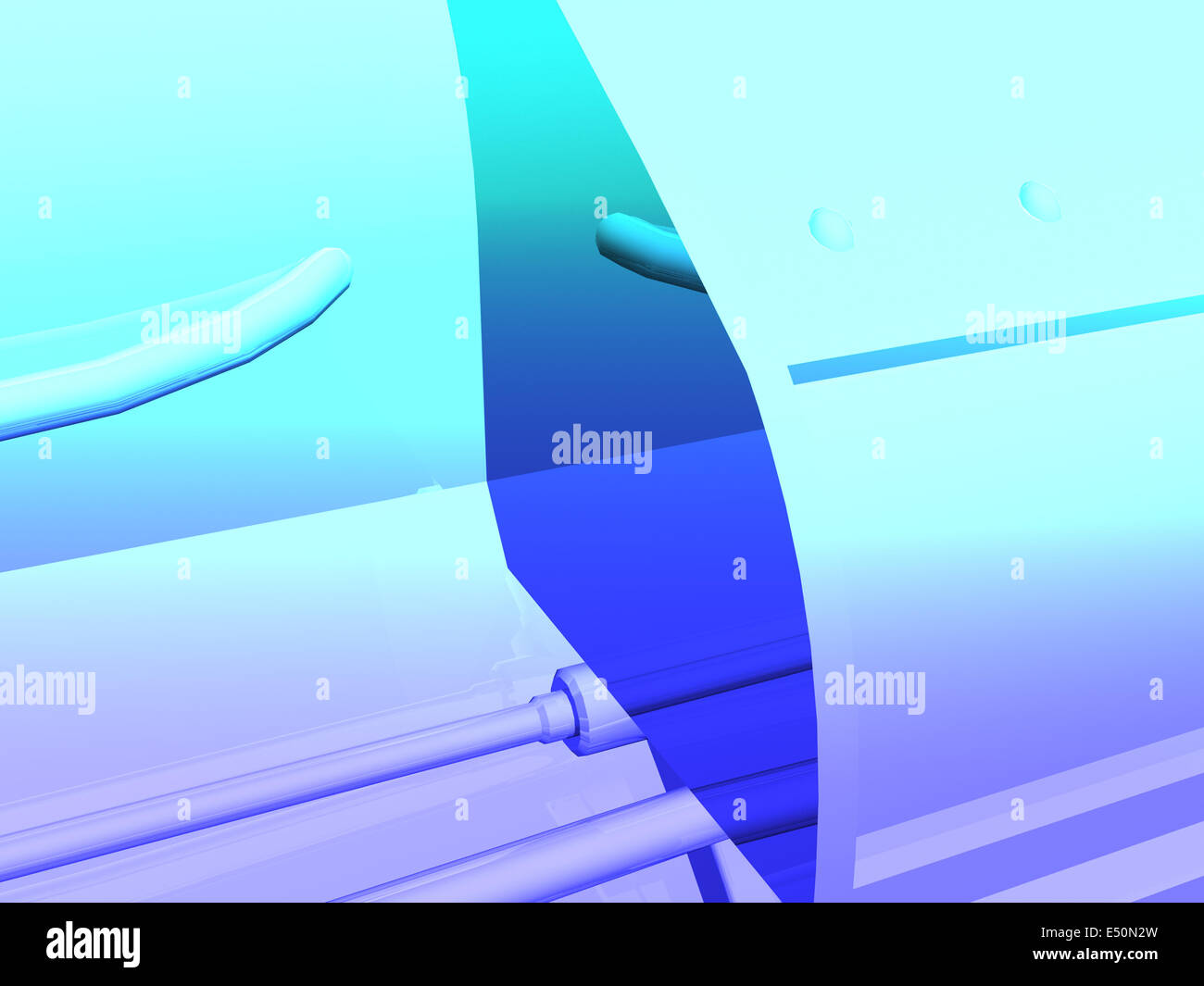 Illustration with shine effects and metal texture Stock Photo - Alamy