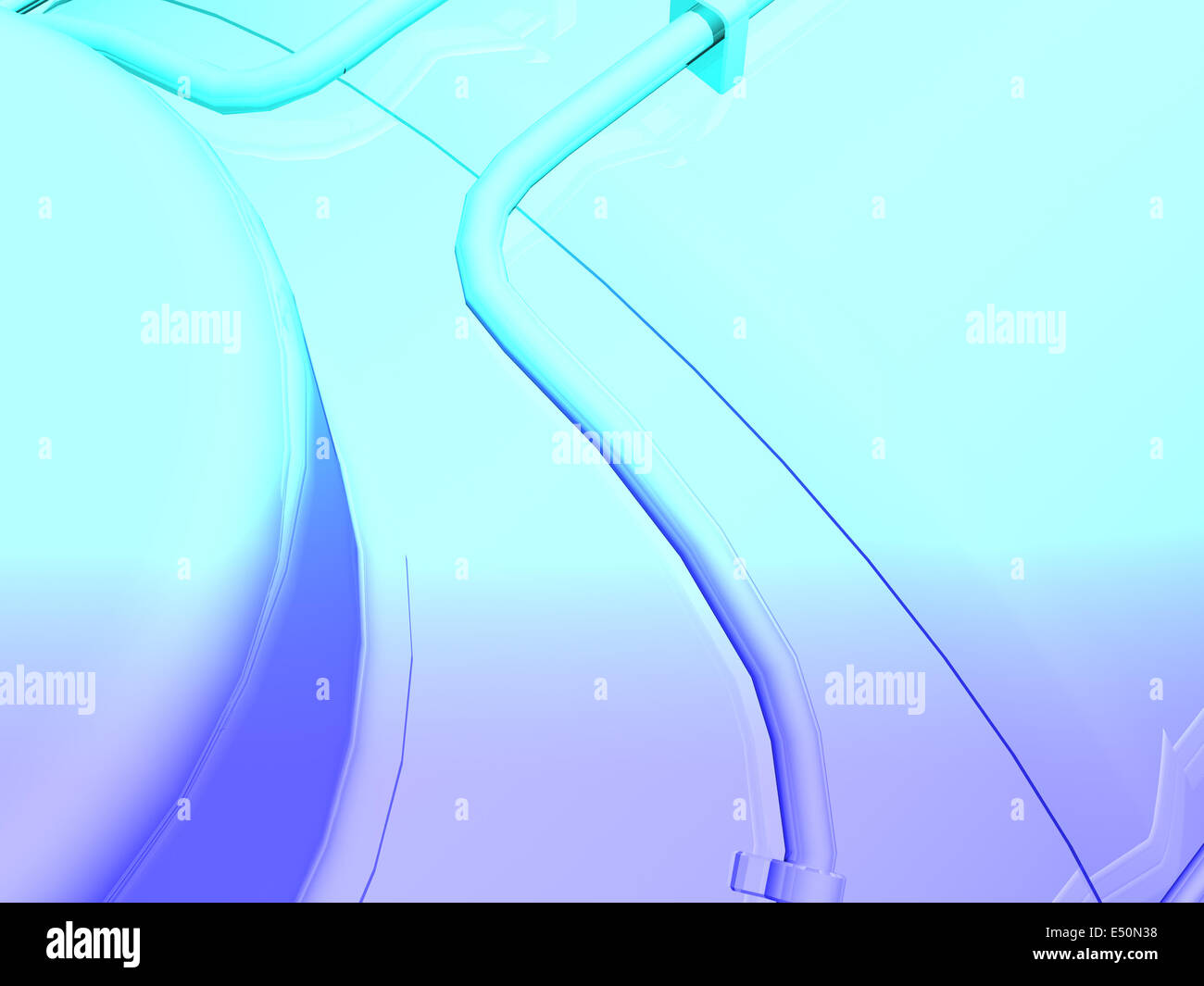 Illustration with shine effects and metal texture Stock Photo - Alamy