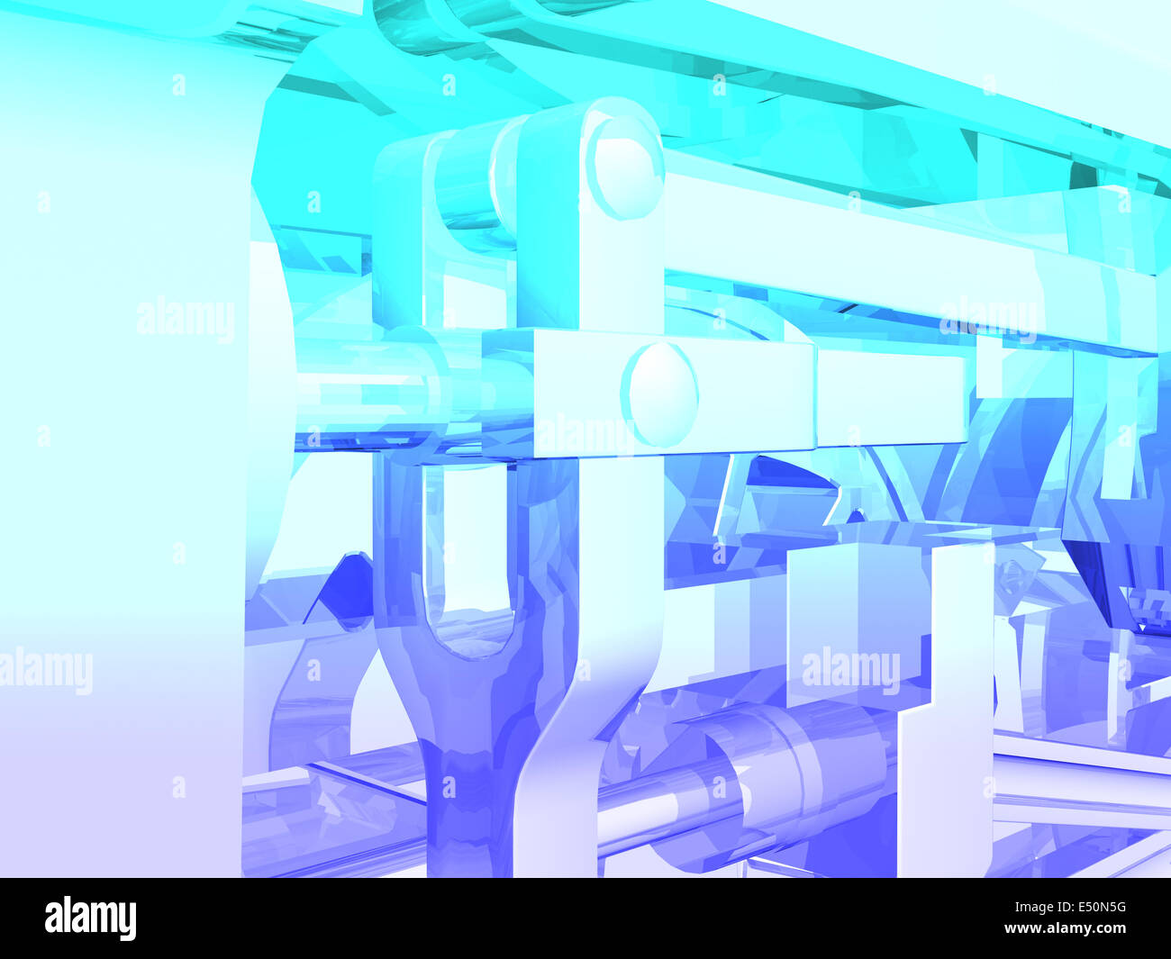 Illustration with shine effects and metal texture Stock Photo - Alamy