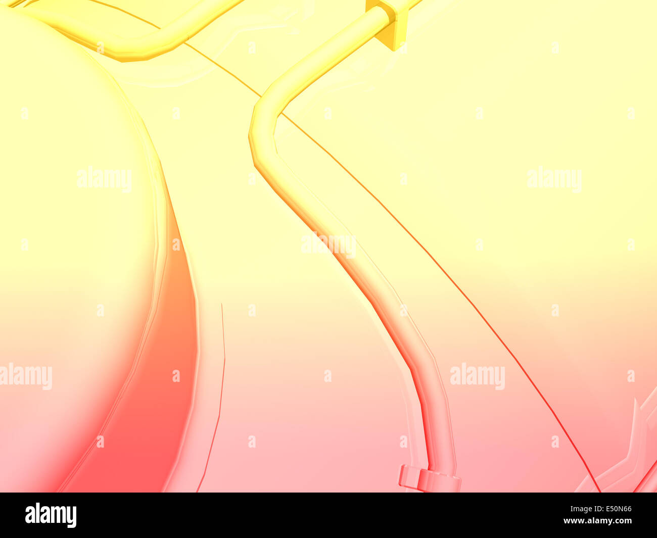 Illustration with shine effects and metal texture Stock Photo - Alamy