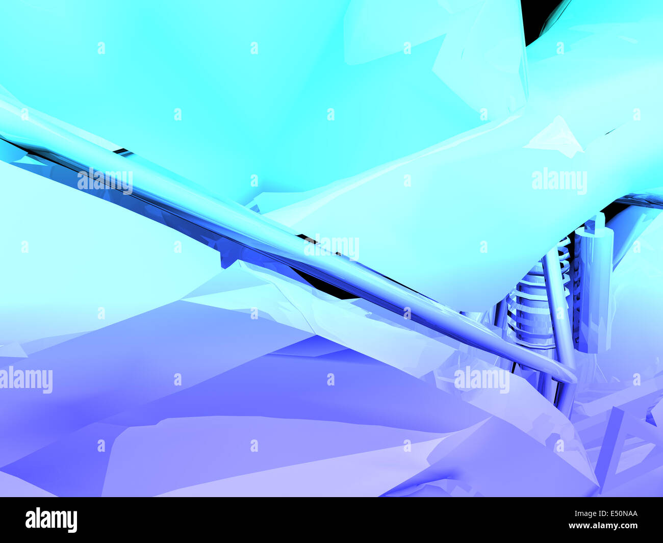 Illustration with shine effects and metal texture Stock Photo - Alamy