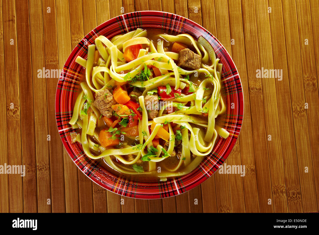 Lagman soup hi-res stock photography and images - Alamy