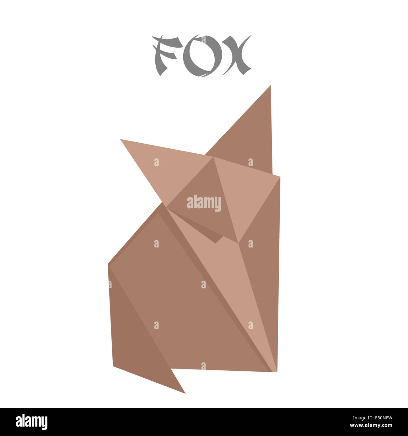 Fox shape design hi-res stock photography and images - Alamy
