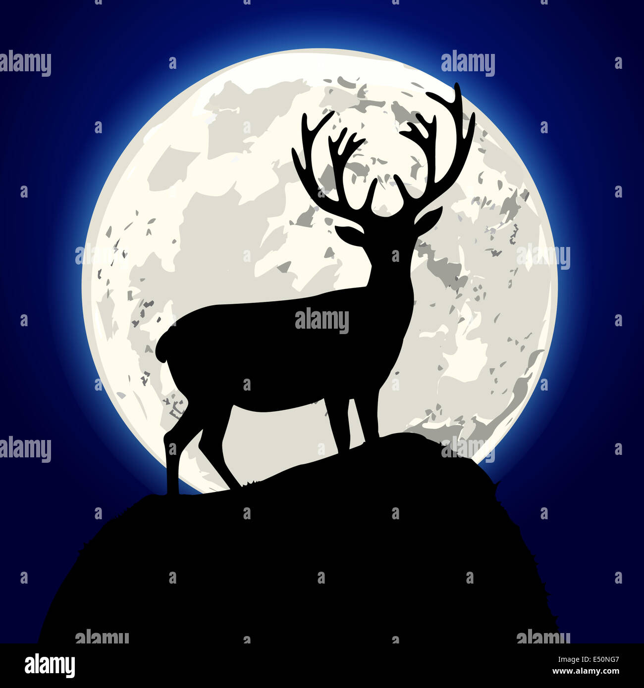 Stag symbol hi-res stock photography and images - Alamy
