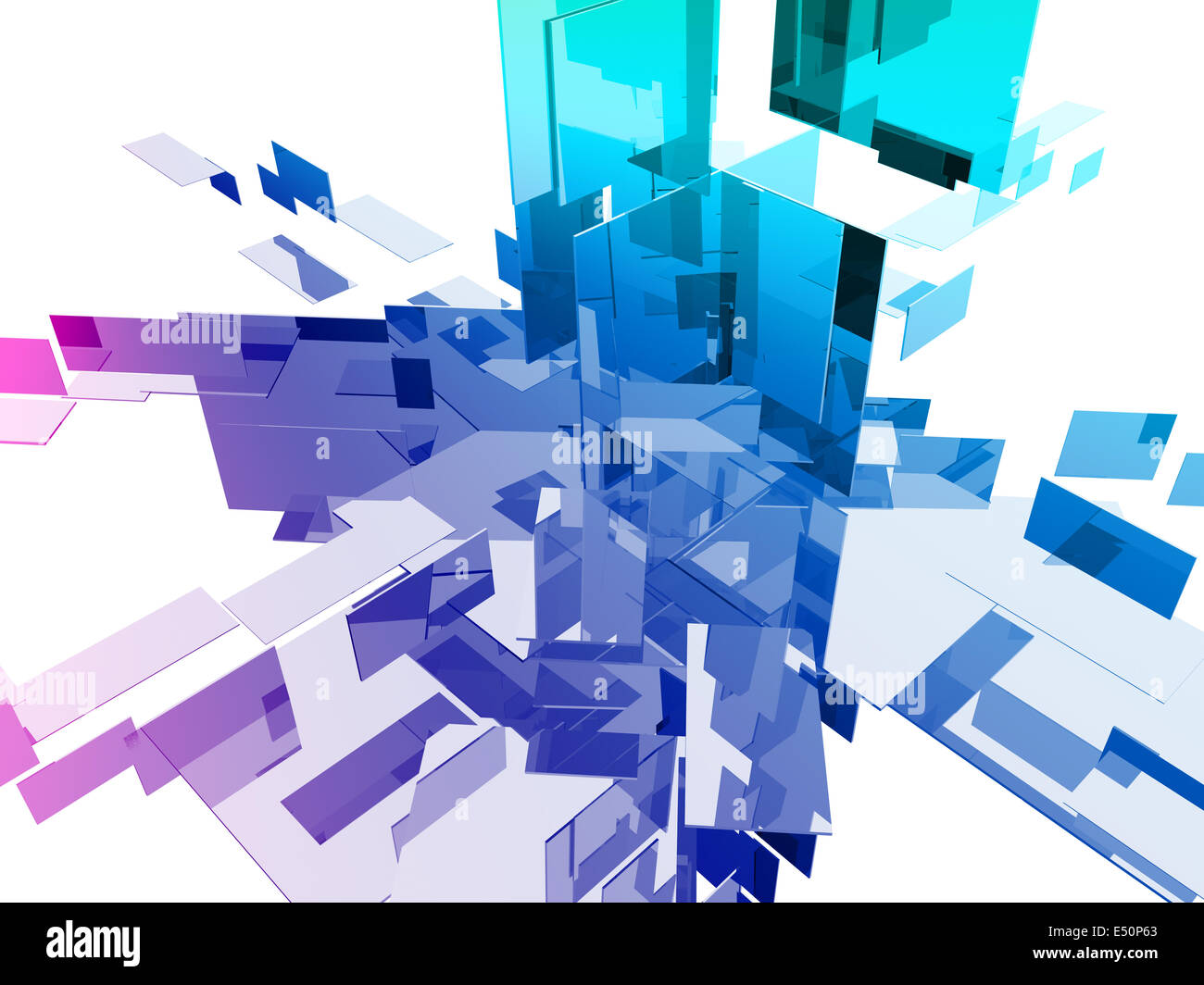 3d cubes with glossy light effects Stock Photo - Alamy