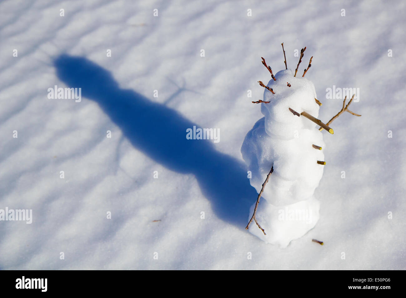 Snowman shadow hi-res stock photography and images - Alamy