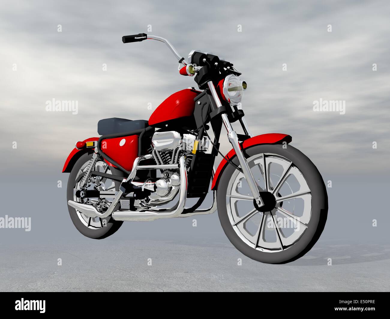 3d motorbike hi-res stock photography and images - Alamy