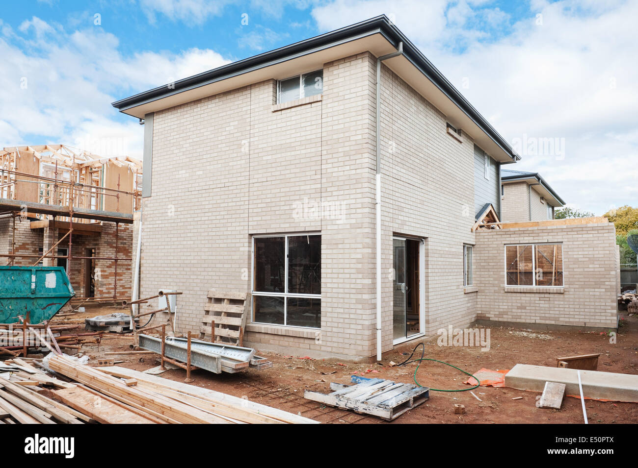 New home construction Stock Photo - Alamy