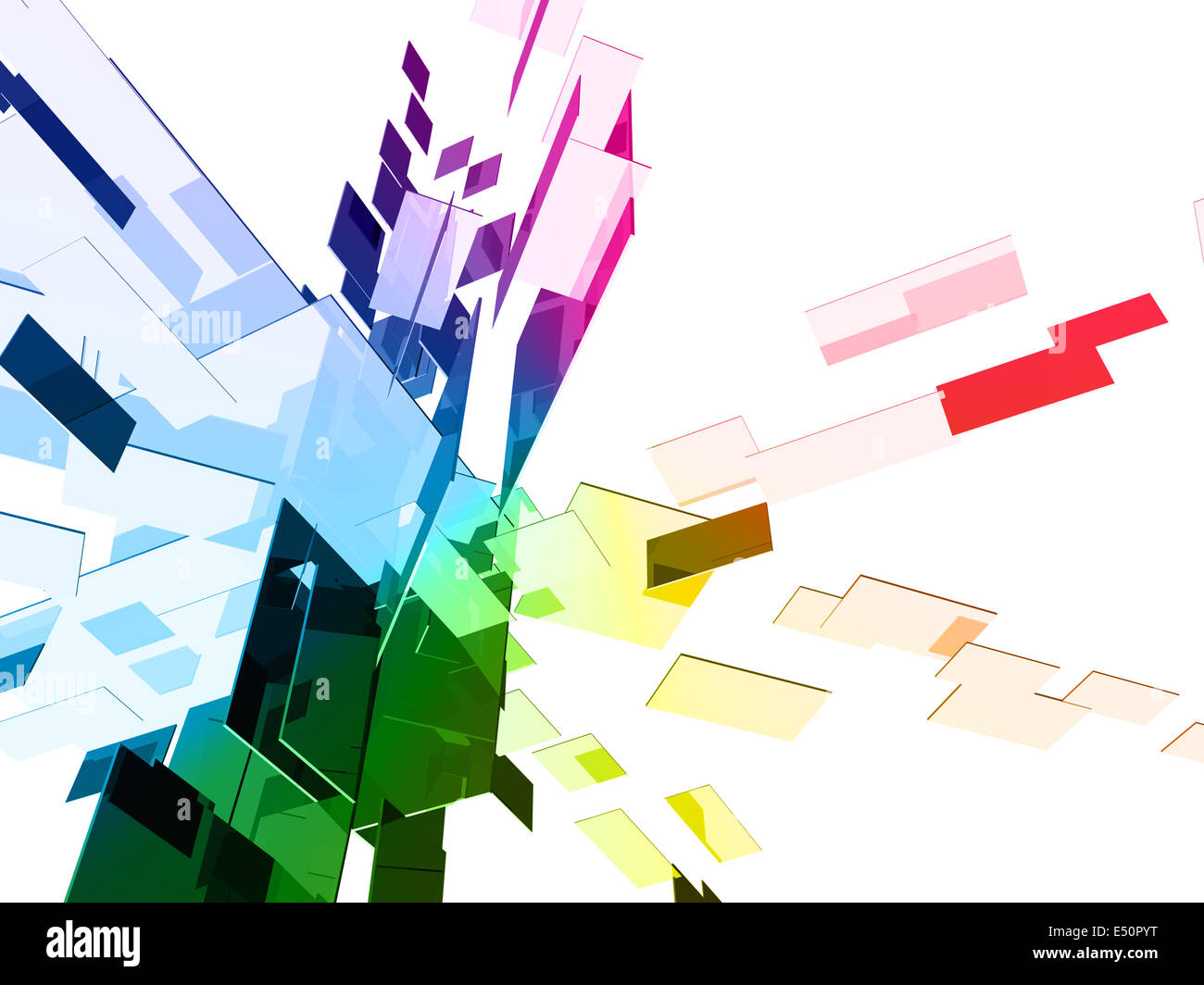 3d cubes with glossy light effects Stock Photo - Alamy