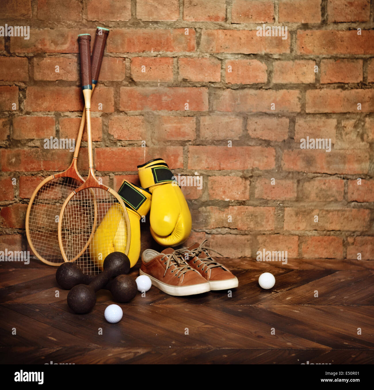 Sporting equipment fitness gear hi-res stock photography and images - Alamy