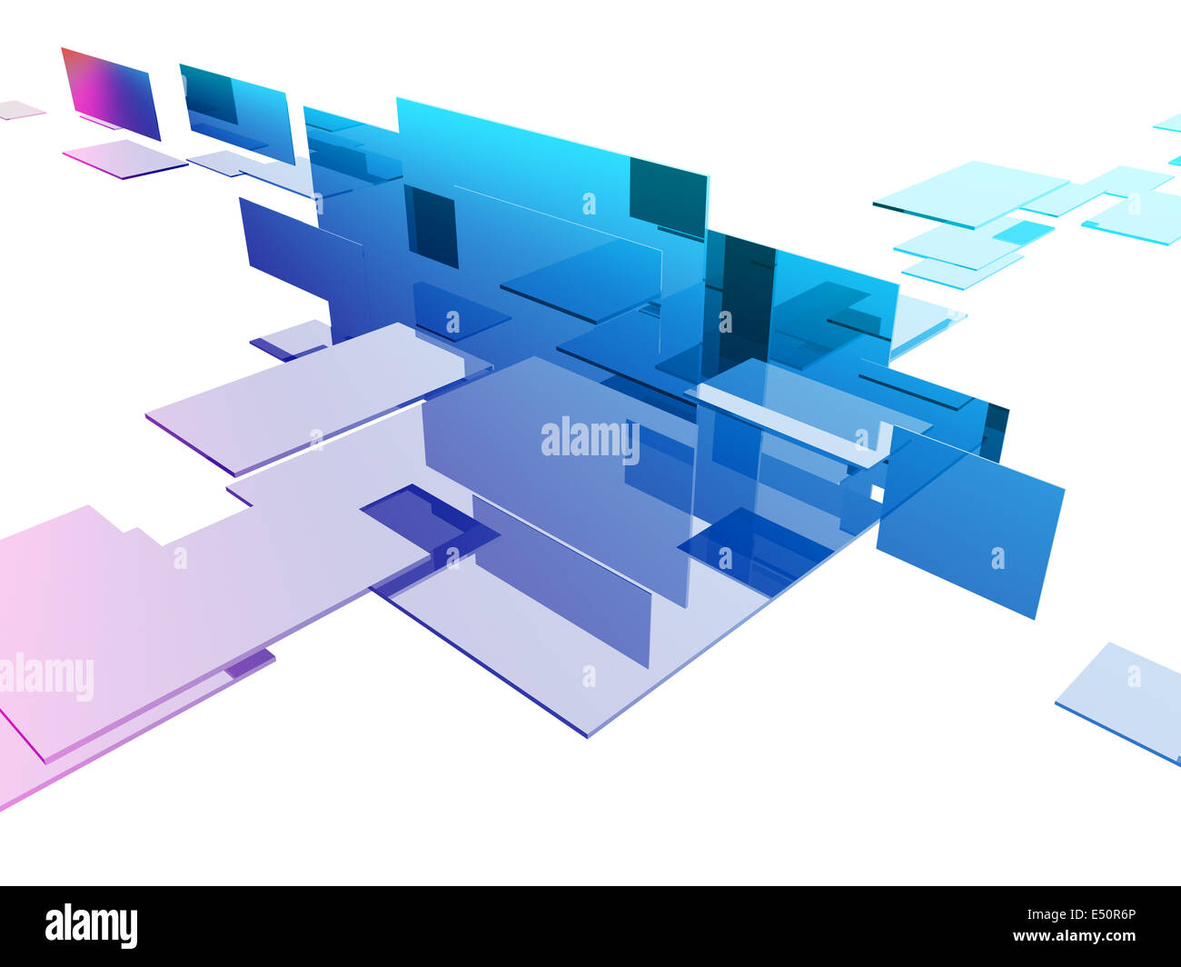 3d cubes with glossy light effects Stock Photo - Alamy